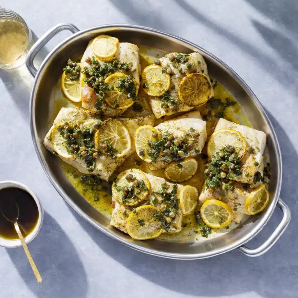 Easy Baked Fish With Pomegranate Sauce (Sweet & Savory)