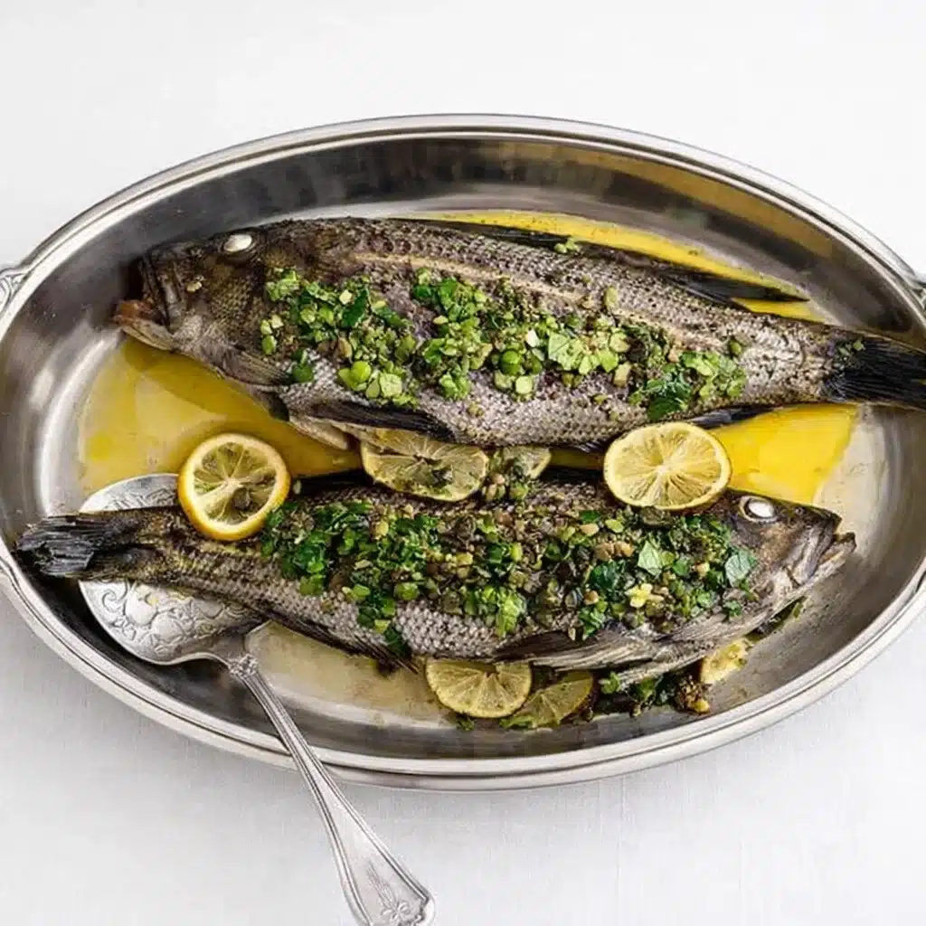 Easy Roasted Lemony Fish With Brown Butter