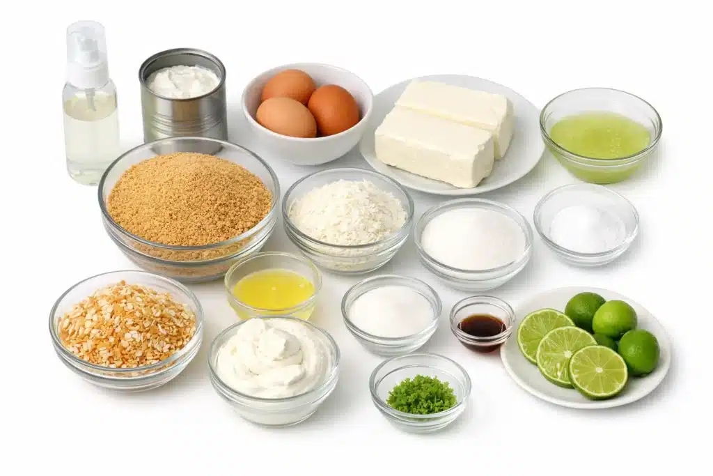 Easy Coconut Key Lime Cheesecake Bars – Creamy & Tangy Treat