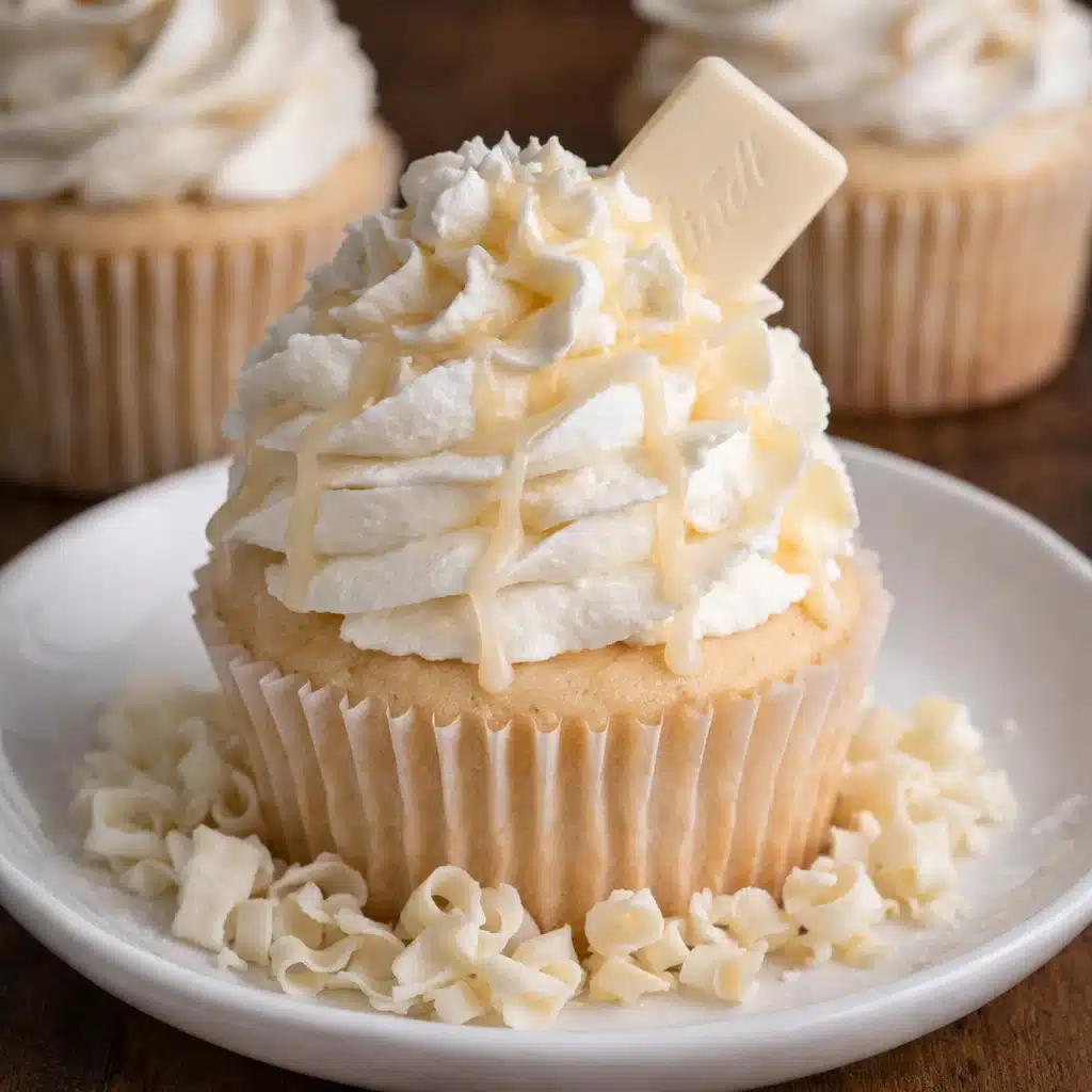 Easy Baby in Bloom Cupcakes (Elegant White Chocolate Baby Shower Treat)